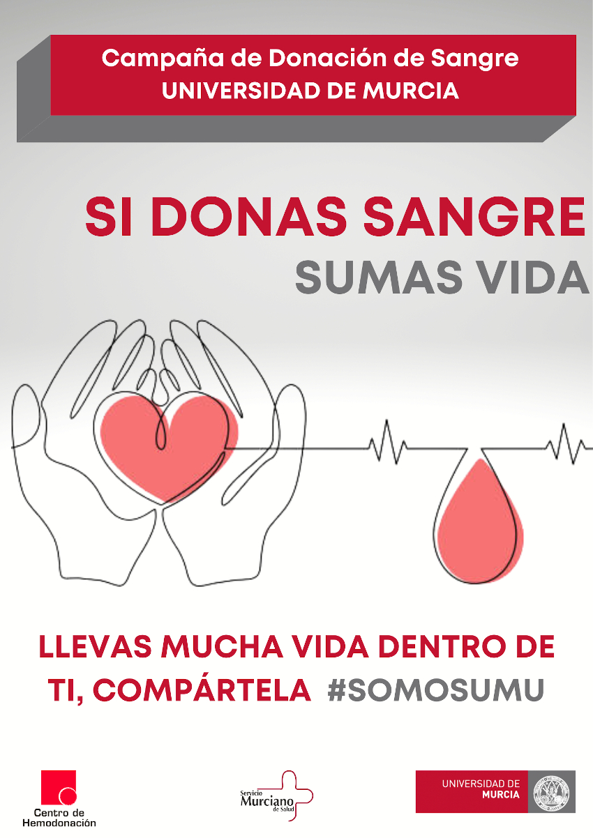El Centro de Hemodonación inicia la campaña de donación de sangre en las universidades - murciasalud